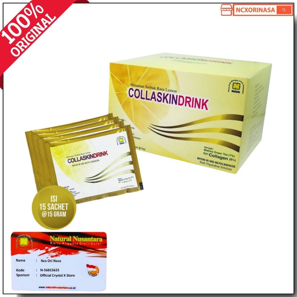 Jual Minuman Collagen Collaskin Drink Matcha | Shopee Indonesia