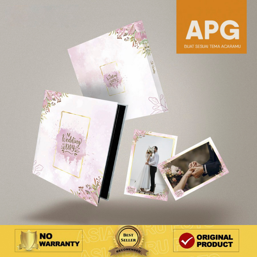 Jual Cetak Foto 4R + Album APG Custom Wedding | Shopee Indonesia