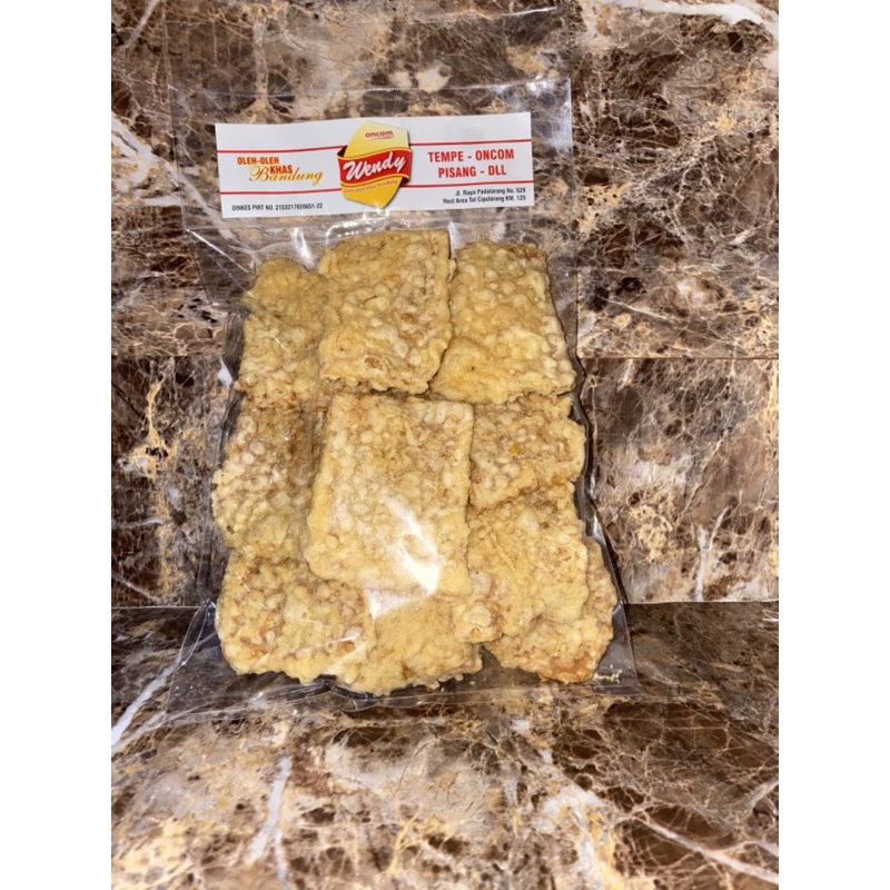 Jual Tempe Goreng khas Oncom wendy | Shopee Indonesia
