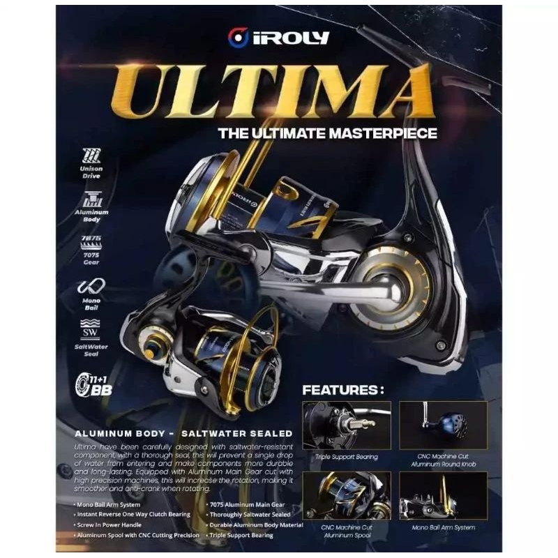 Jual Reel iroly ultima 3000 | Shopee Indonesia