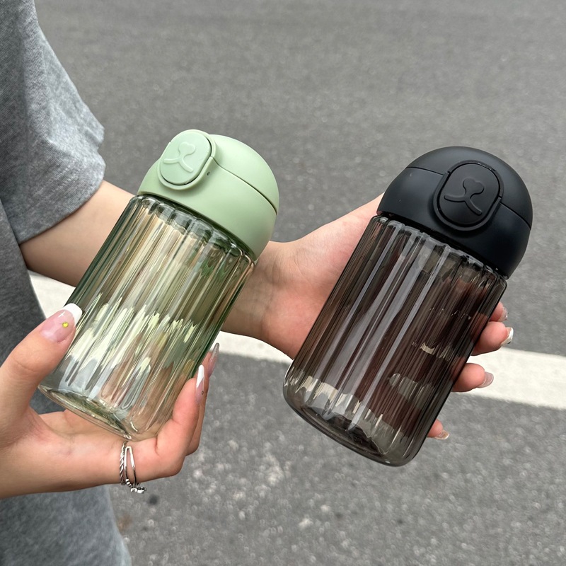 Jual MIISOO Botol Air Minum Kyle Kecil Botol Minum Kaca Bening Mini ...