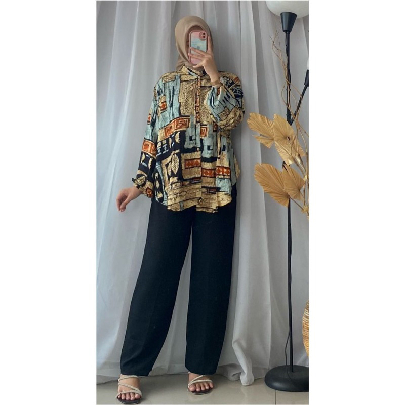 Jual ONE SET RAYON MIX CRINKEL/LUXURY KANYA SET MURAH/PAKAIAN WANITA ...