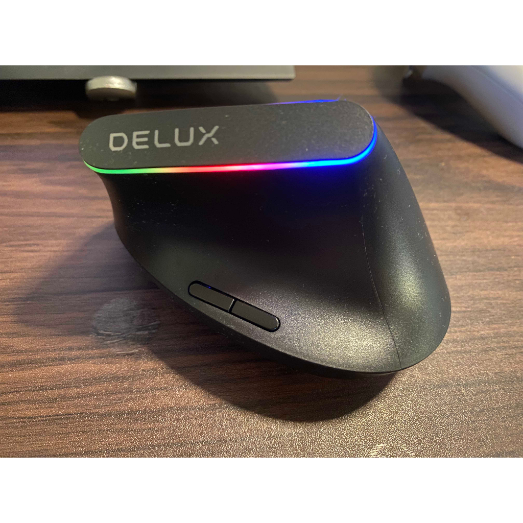 Jual Delux M618C Wireless Vertical Ergonomic Mouse Gaming - prelove ...