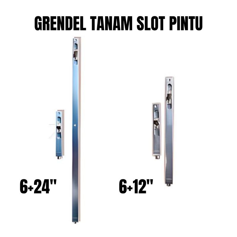 Jual Slot Pintu Grendel Tanam Classic Stainless Slot Kunci Pintu Tanam ...