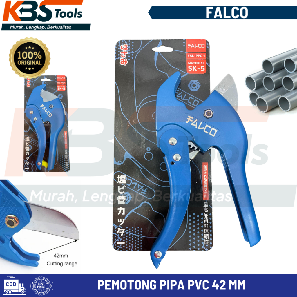 Jual Tang Potong Pipa PVC 42mm FALCO / Gunting Tang Potong Pipa 42 mm ...