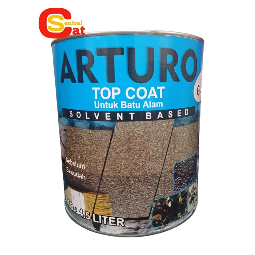 Jual Arturo Top Coat Solvent Based Kaleng 1 kg Cat Coating Topcoat TC ...