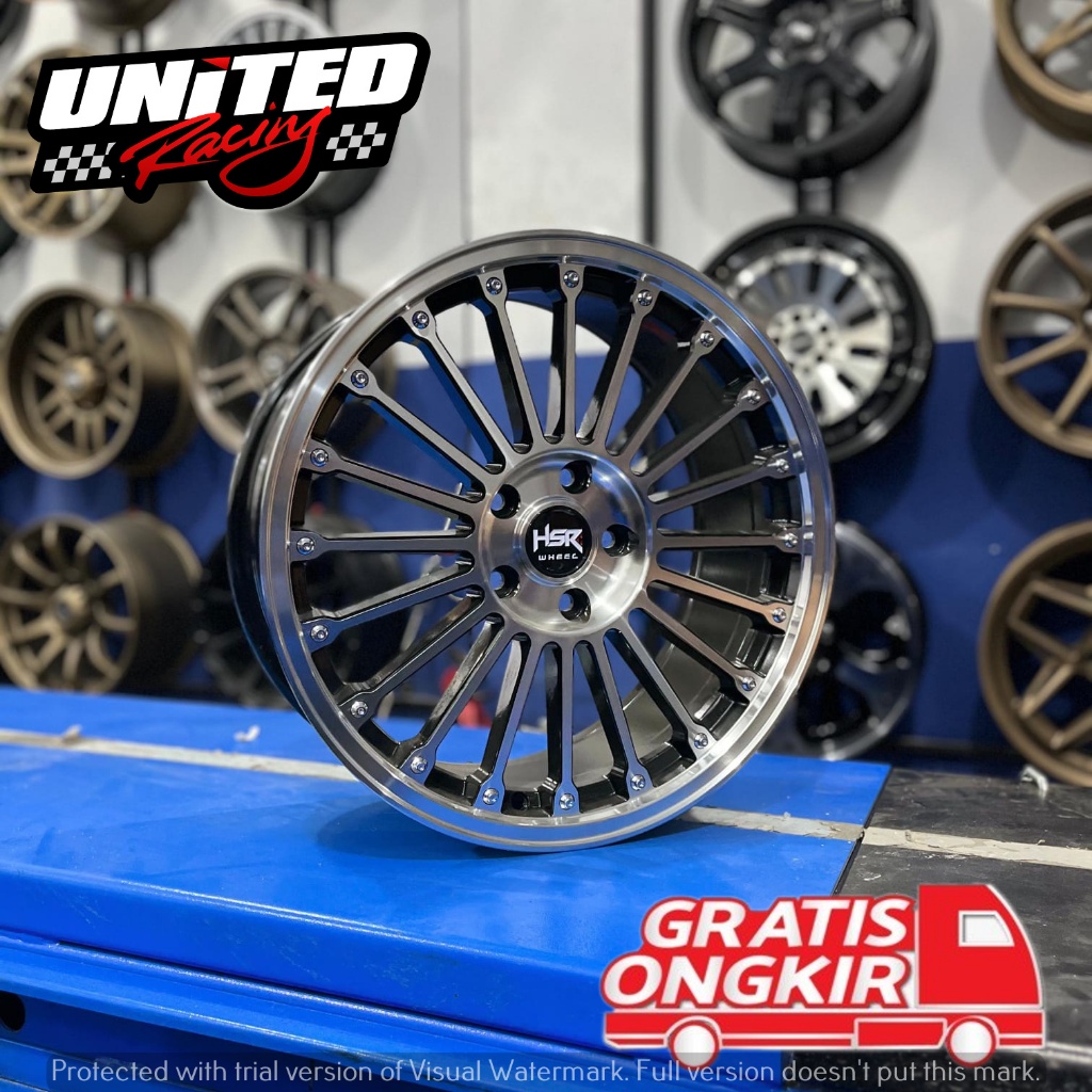 Jual VELG RACING RING 17 HSR JJC UNTUK MOBIL BIANTE L300 ERTIGA GRANDMAX R17 PELEK SPORTY LOOK ...