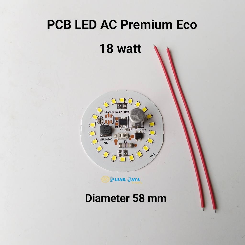 Jual PCB LED AC Premium Eco Watt Lengkap 5W 7W 9W 12W 15W 18W 20W 25W ...