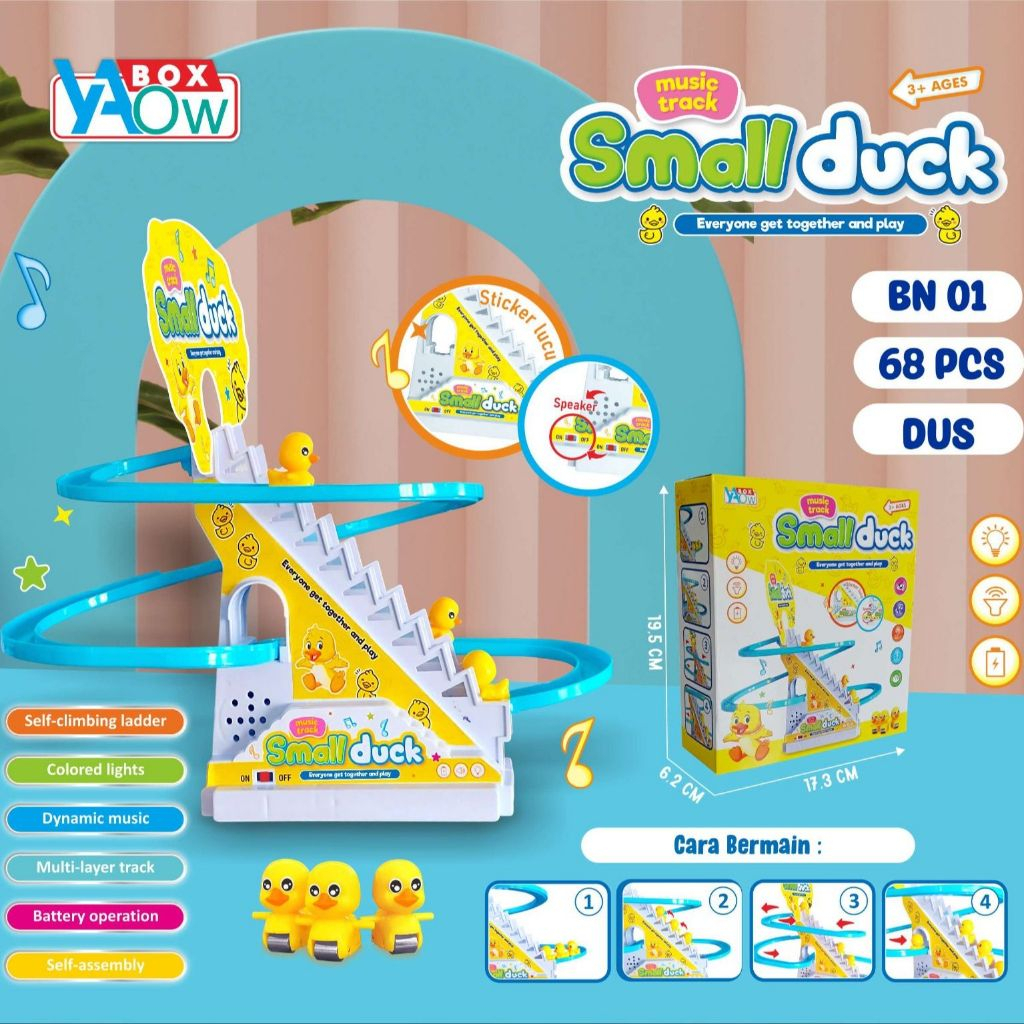 Jual MAINAN TRACK TANGGA BEBEK SMALL DUCK BEBEK KUNING Mainan Bebek ...