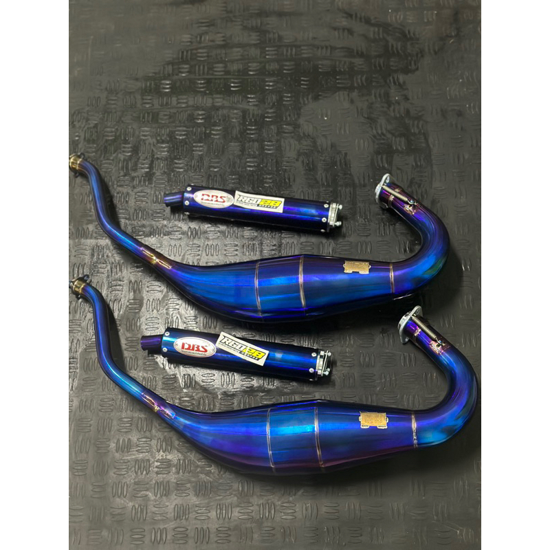 Jual knalpot dbs original fulsistem titanium full blue pnp ninja r ss ...