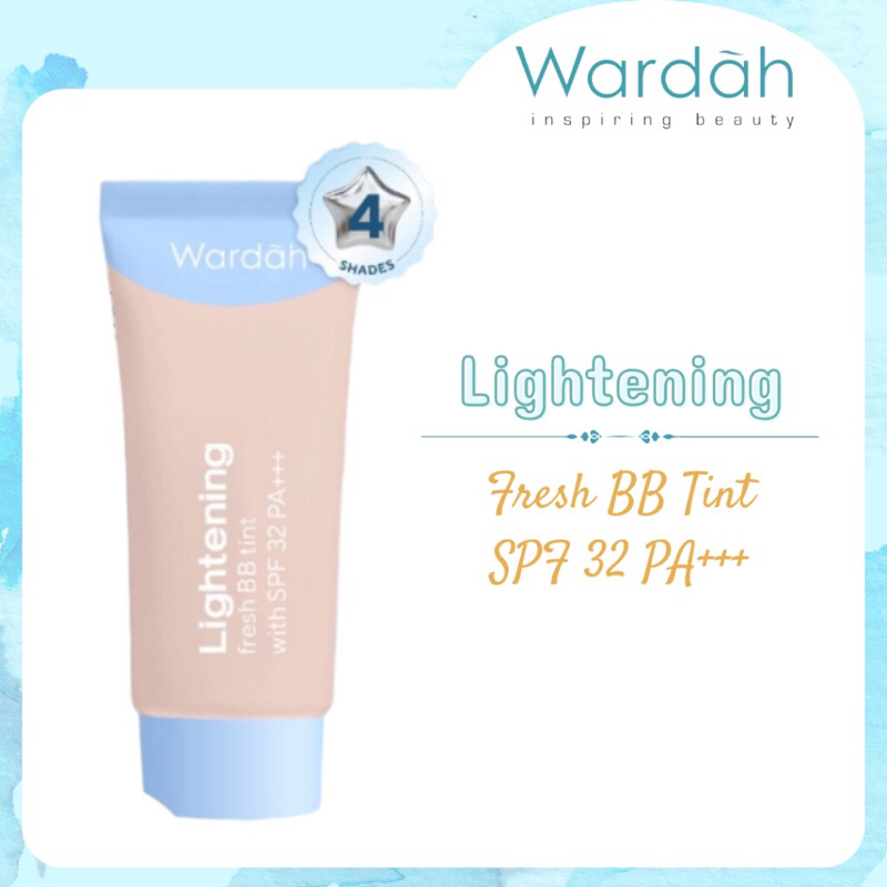 Jual Wardah Lightening Fresh BB Tint 15ml & 30ml/Foundation/Base Makeup | Shopee Indonesia