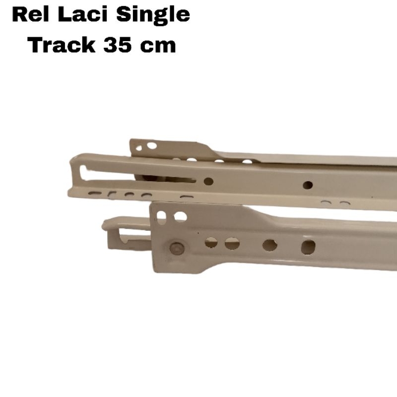 Jual (35 cm) Rel Laci Roda Lenaga RLE Putih Single Track 350 mm ...