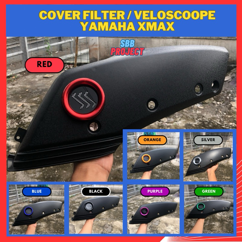 Jual cover filter veloscoope veloscope yamaha xmax old dan xmax ...