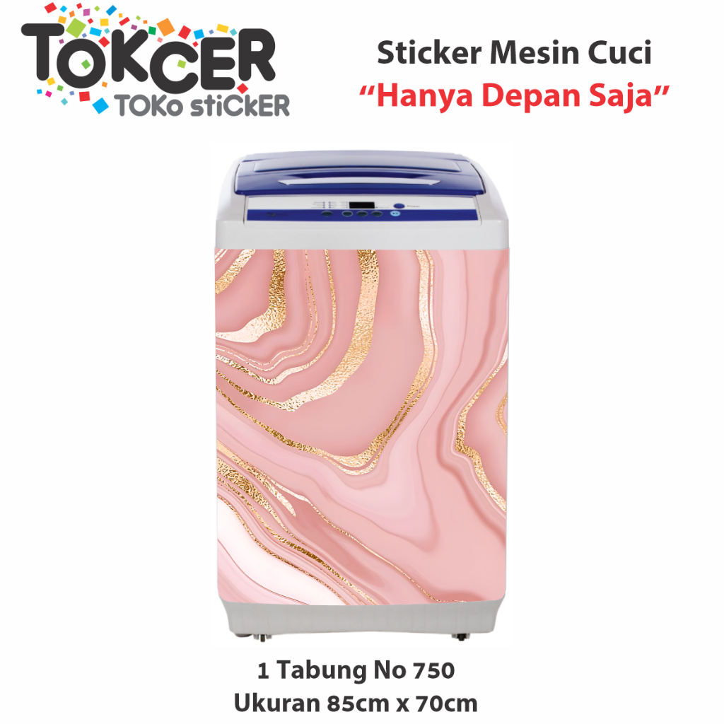 Jual Stiker Kulkas/Stiker Kompor/Stiker Magicom Motif Marmer PINK ...