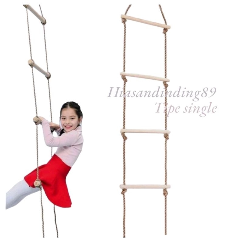 Jual Tangga tali anak tangga gantung dewasa / tangga monyet / tangga ...