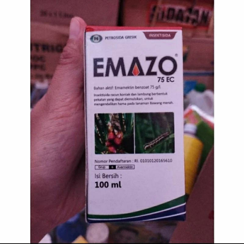 Jual Insektisida EMAZO 75EC 100ML pembasmi ulat pada tanaman | Shopee ...