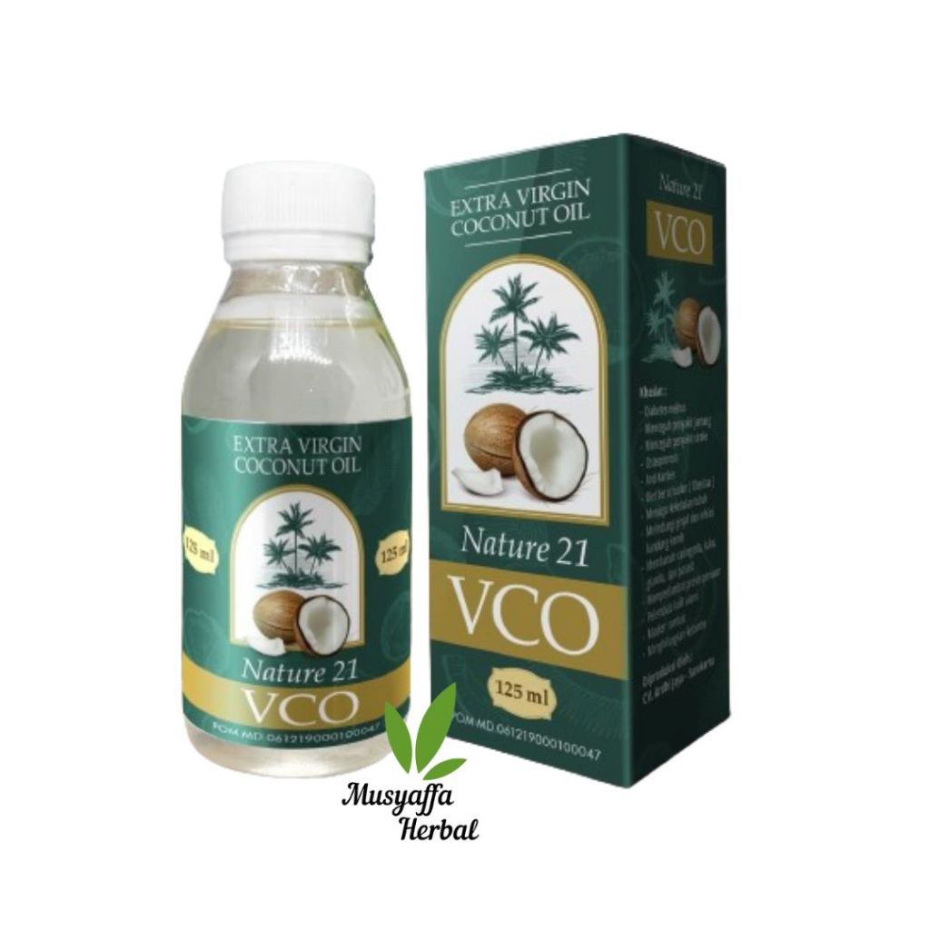 Jual VCO Herbal Nature 21 Virgin Coconut Oil 125 ml | Shopee Indonesia