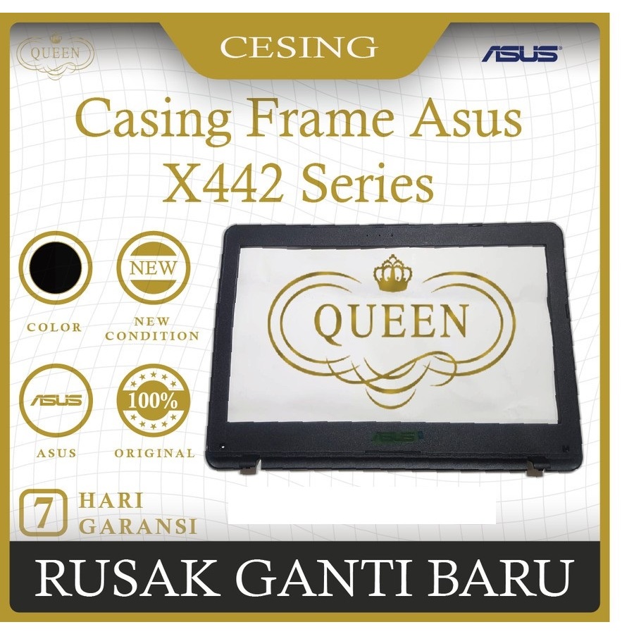Jual LCD Front Bezel Laptop Asus X442 X442U X442UR X442UA X442UF ...