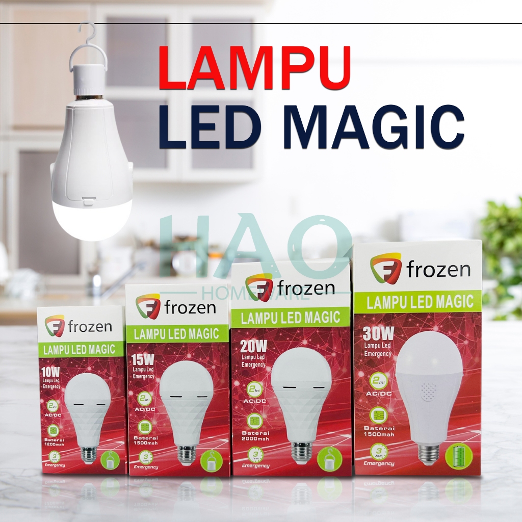 Jual Lampu Emergency Magic Lampu 10/15/20W/Lampu magic abulb/lampu ...
