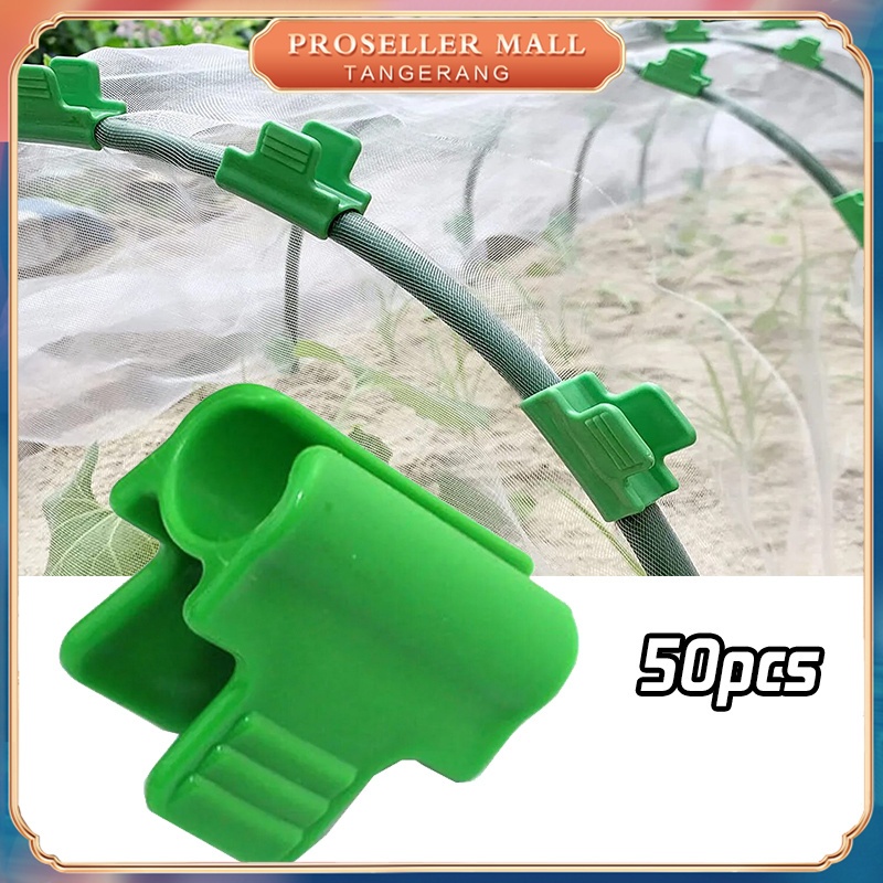 Jual 50 Buah Spring Clip Greenhouse penjepit mulsa plastik Green House ...