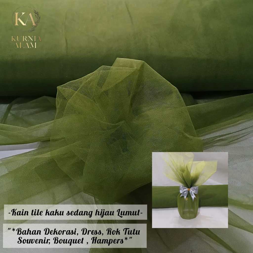 Jual Kain Tulle Tille Kaku Sedang Bahan Dekorasi Souvenir Hampers ...