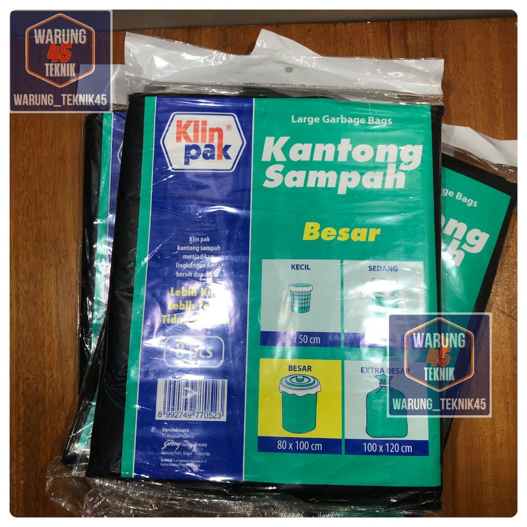 Jual KANTONG PLASTIK SAMPAH KLINPAK | KLIN PAK | KLINPACK | KLIN PACK ...