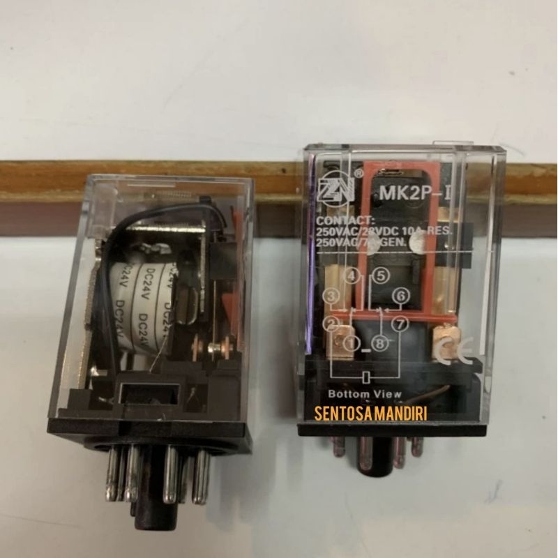 Jual Relay Riley MK2P 24V 24VDC 24 Volt 8 Pin MK2P-I ZN | Shopee Indonesia