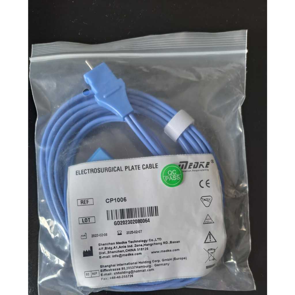 Jual Electrosurgical plate cable atau esu kabel dengan satu pin ...