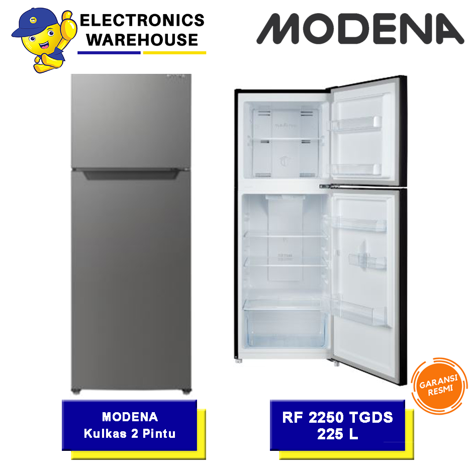 Jual MODENA RF 2250 TGDS / RF2250TGDS Kulkas 2 Pintu w/ Total No Frost ...