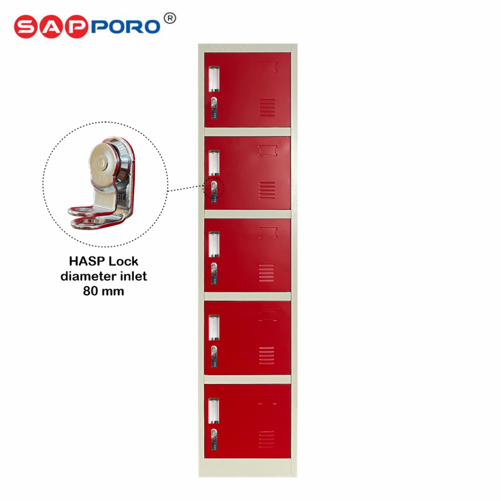 Jual SAPPORO KOLN 5 - Loker Besi 5 Pintu | Steel Locker 5 Doors ...