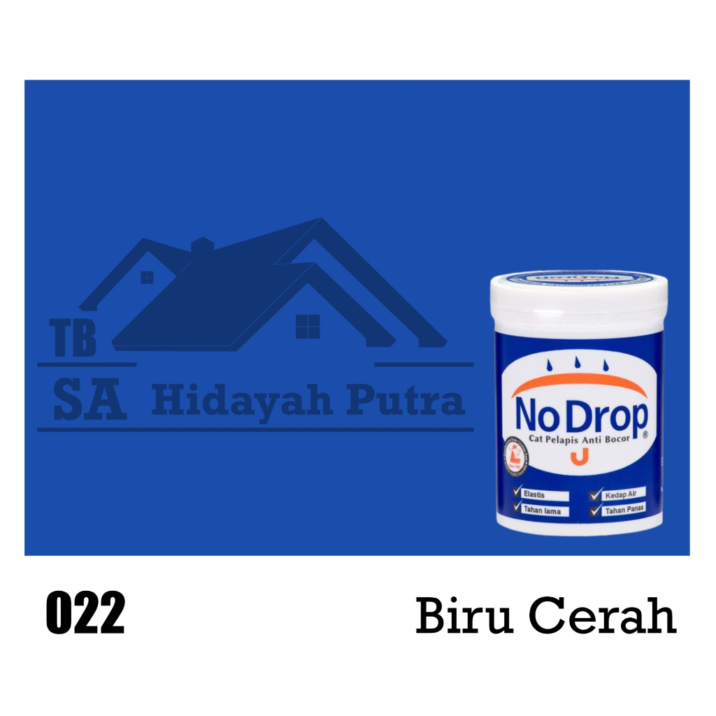 Jual CAT TEMBOK NO DROP 20 KG PAIL 20KG WARNA LENGKAP Cat Pelapis Anti Bocor Waterproofing ...