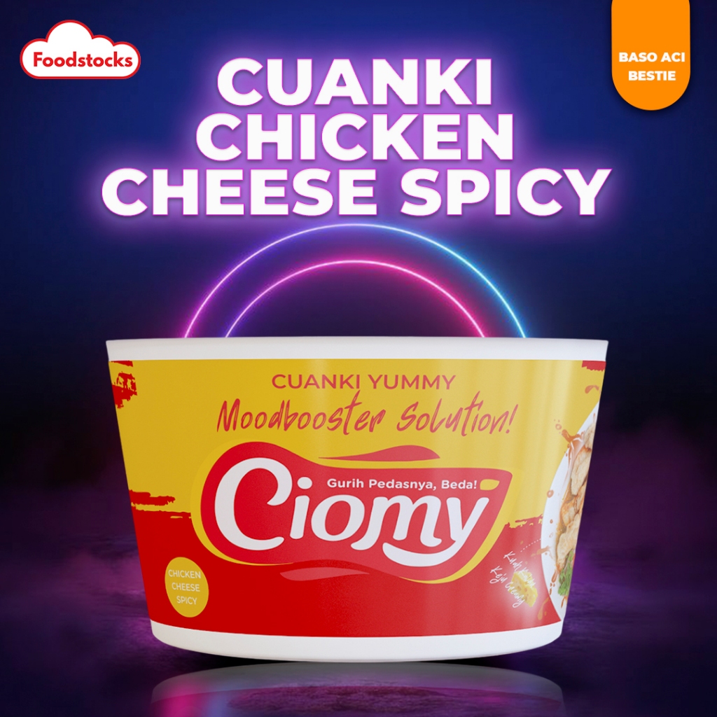 Jual Ciomy - Cuanki Cup Rasa Ayam Pedas Kuah Keju Praktis | Shopee ...