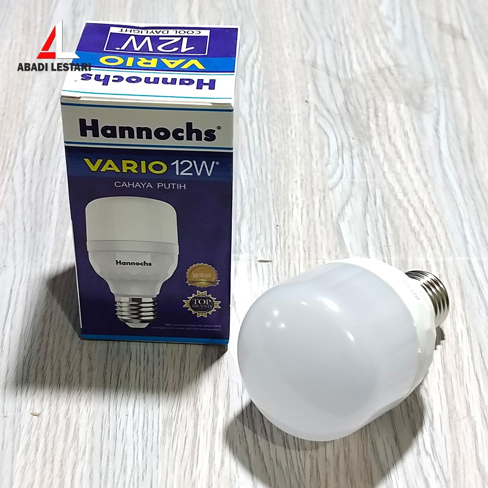 Jual HANNOCHS LAMPU LED VARIO 12 WATT - CAHAYA PUTIH / BOHLAM LAMPU LED ...