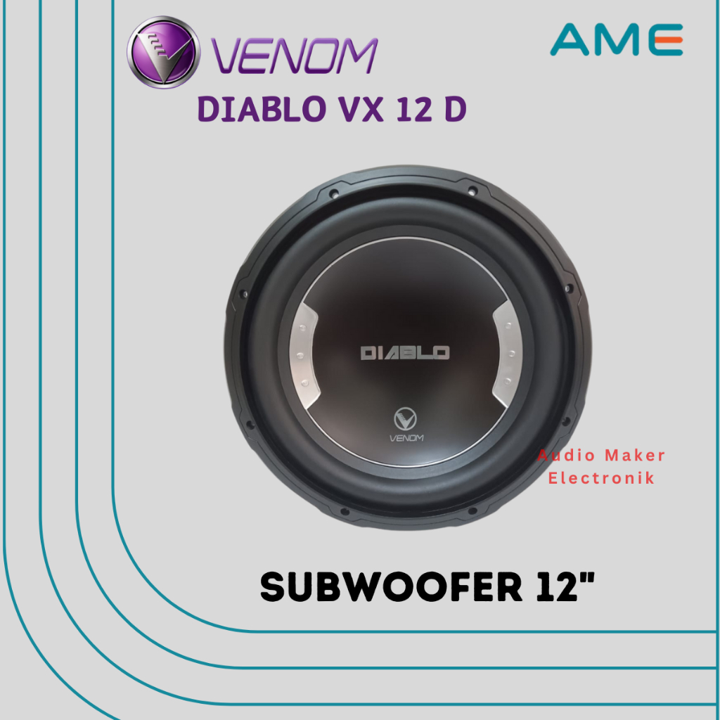 Jual Subwoofer Venom Diablo VX 12D Single Voice Coil 12 Inch ...