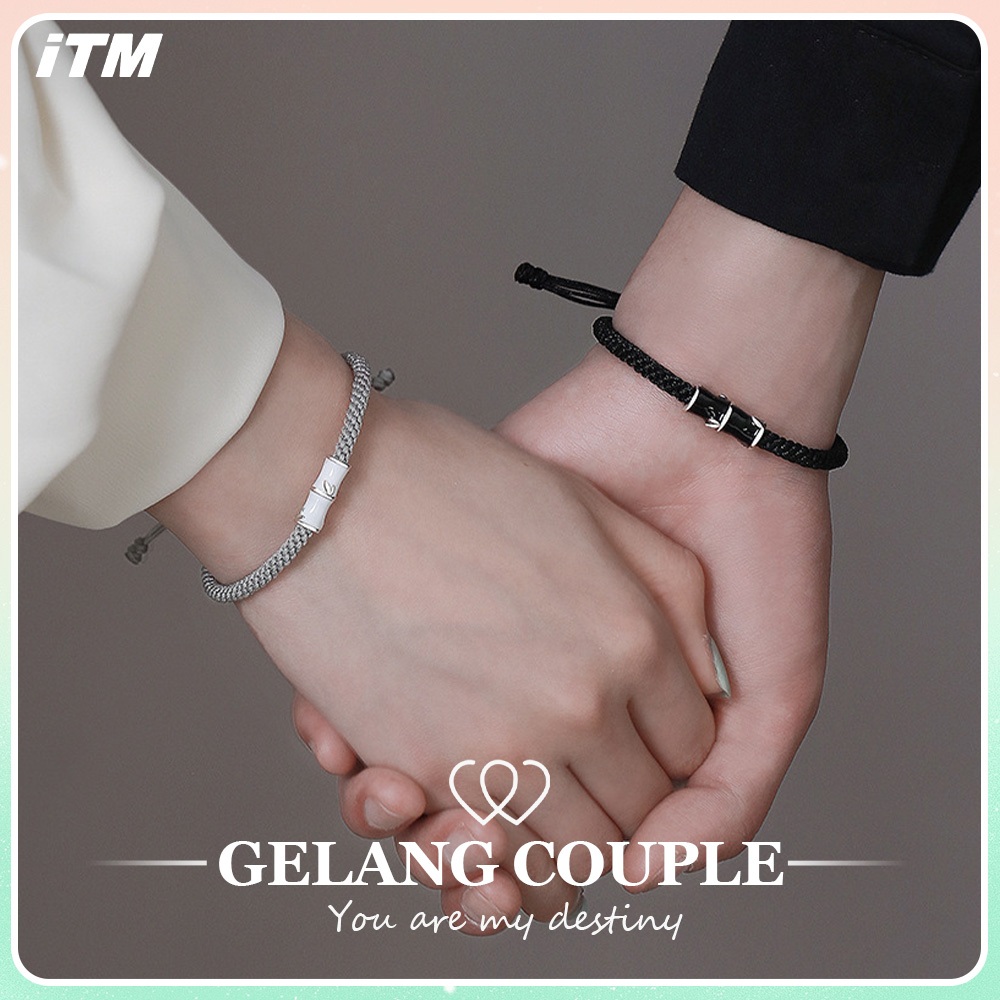Jual iTM Gelang couple Enamel Process Bamboo Gelang Pasangan Chinese ...