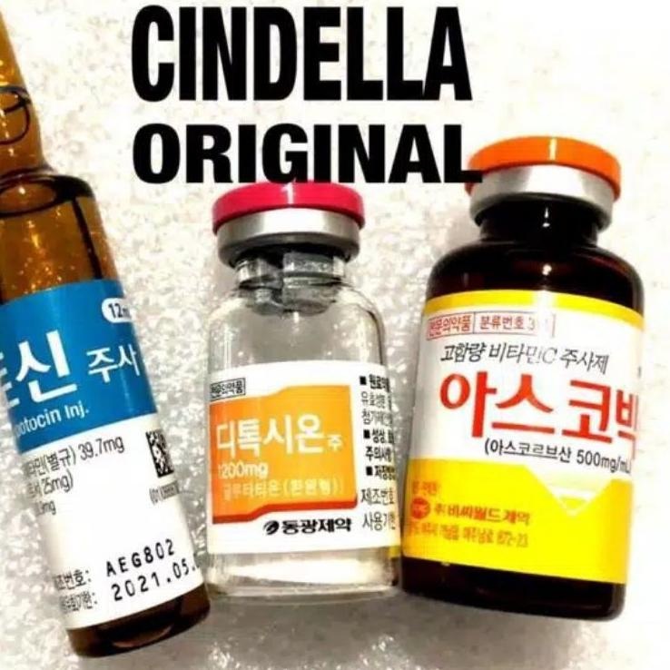 Jual INFUS WHITENING ORIGINAL CINDELLA INFUS 600MG CINDELLA 1200MG SNOW ...