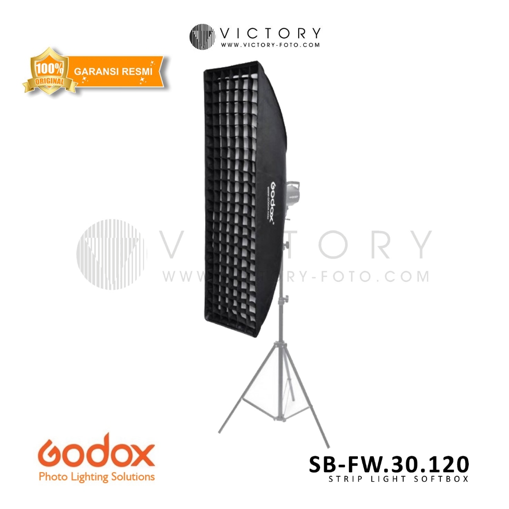 Jual Godox Strip Light Softbox 30x120 SB-FW Honeycomb Grid | Shopee ...
