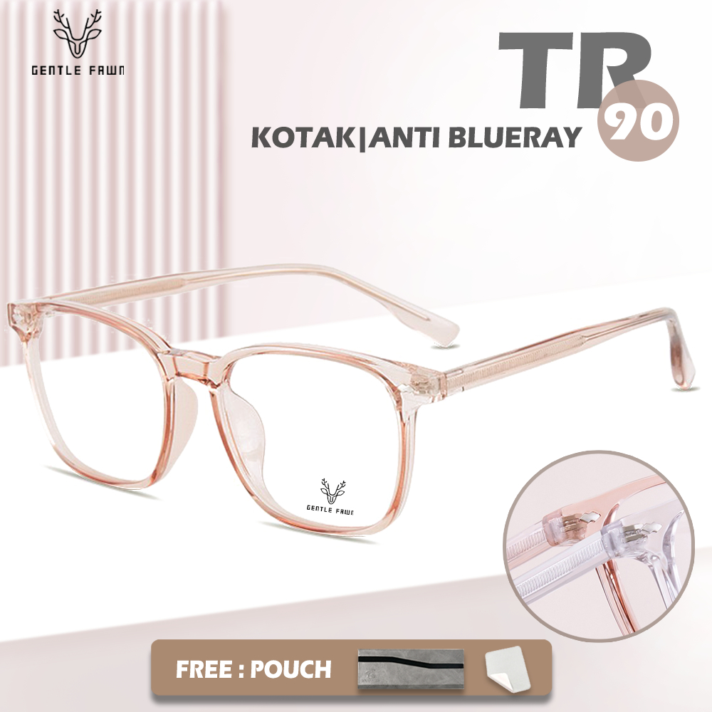 Jual Gantle Fawn Kacamata Anti Radiasi Blueray Bentuk Kotak Bahan Tr90 Fashionable Pria Wanita ...