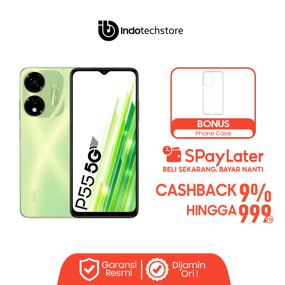Jual iTel P55 5G 6GB+128GB | NFC 8/128GB 8/265GB Garansi Resmi 1 Tahun | Shopee Indonesia