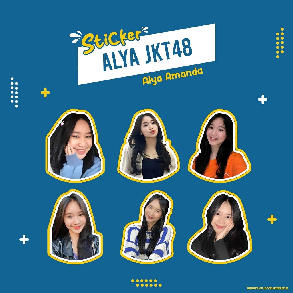 Jual [ ISI 6 ] Sticker Pack JKT48 Lucu Aesthetic High Quality | Shopee ...