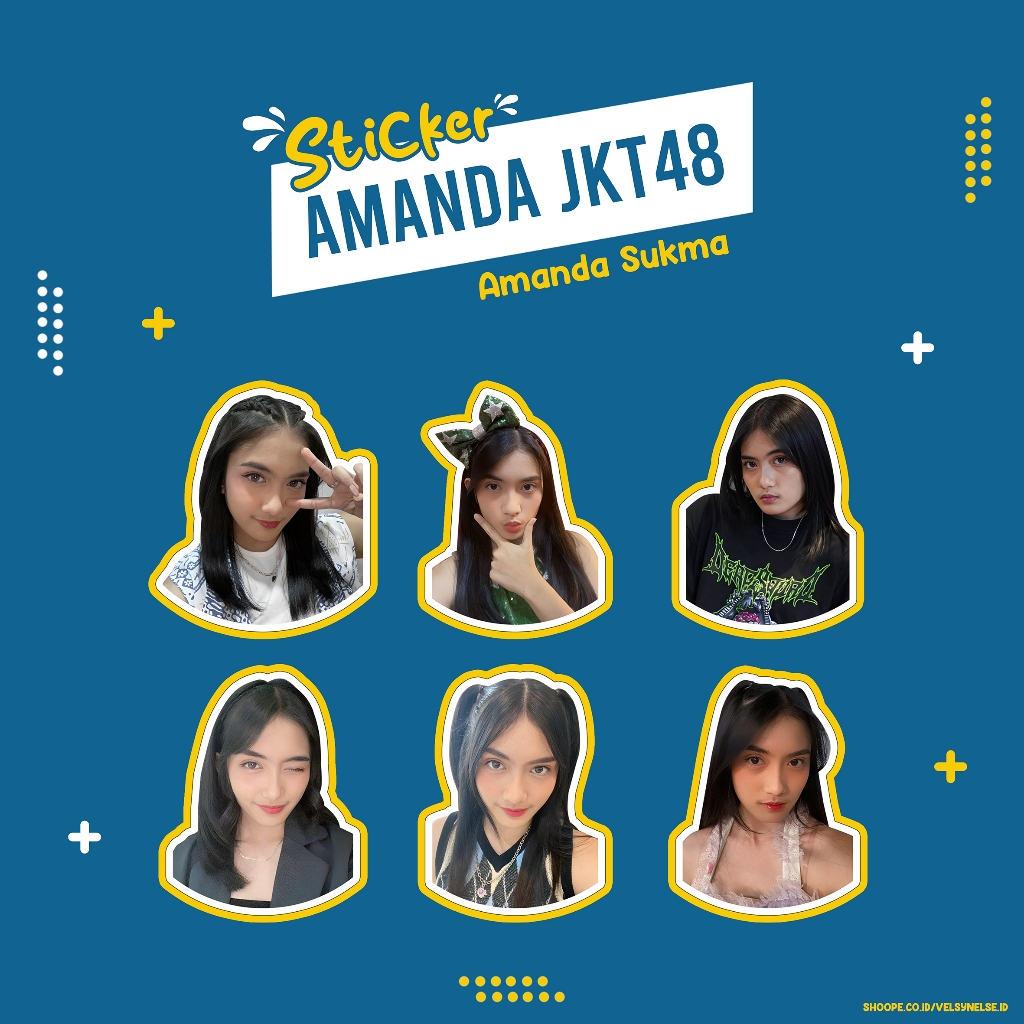 Jual [ ISI 6 ] Sticker Pack JKT48 Lucu Aesthetic High Quality | Shopee ...