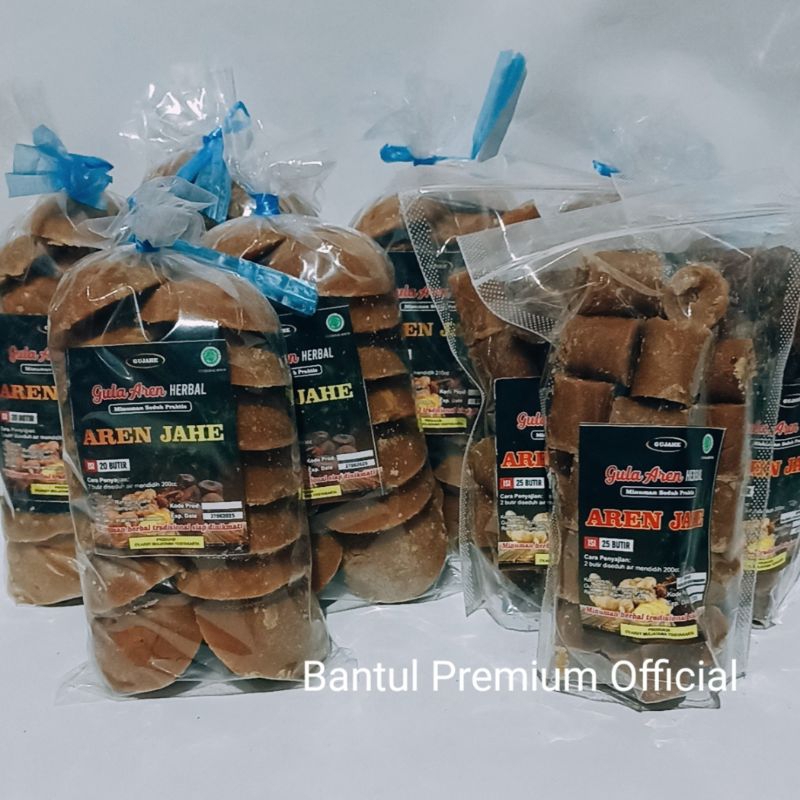 Jual Gula Aren Jahe Kemasan 500 Gram & Pounch isi 25 pcs / Wedang Gula ...