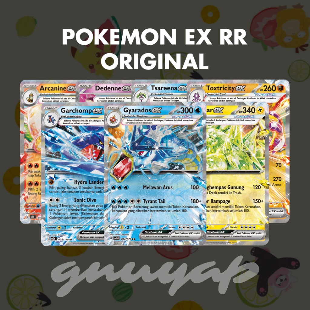 Jual EX RR pokemon tcg original indonesia kartu card chien pao tyranitar garchomp hoopa froslass ...