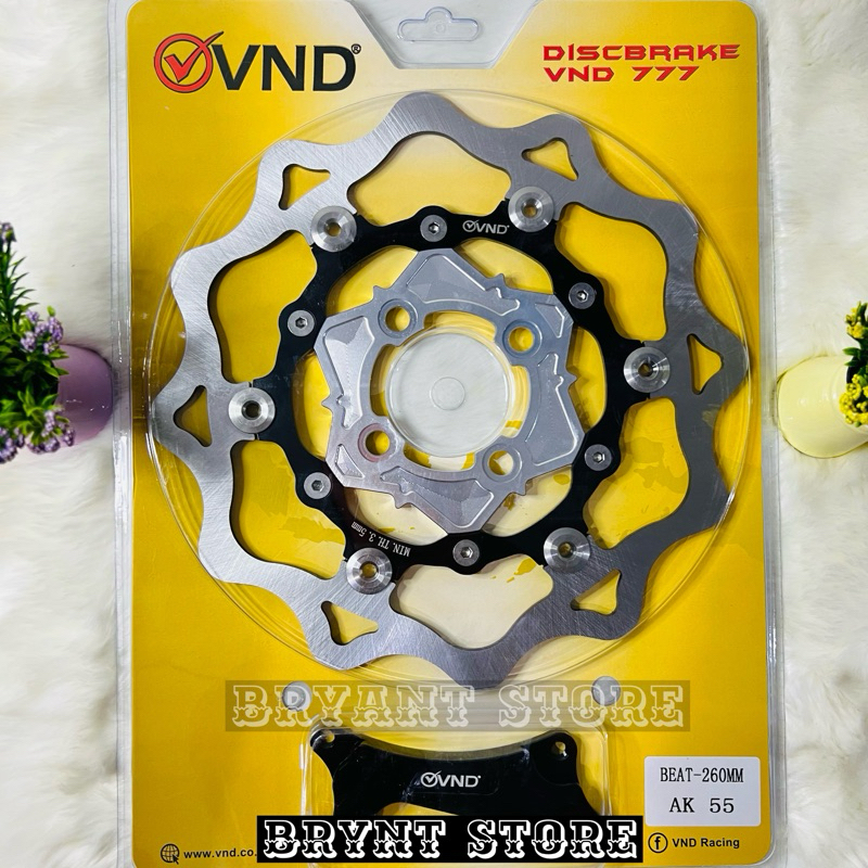 Jual PIRINGAN DEPAN CAKRAM VND ORIGINAL AK 55 MODEL GALFER 260MM BEAT ...