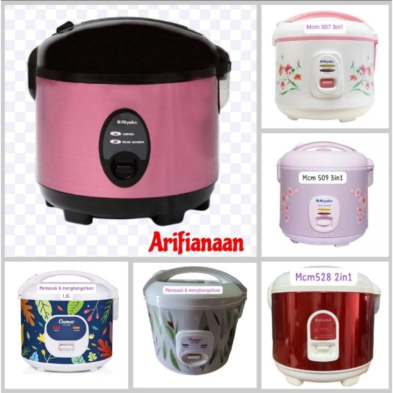 Jual Miyako rice cooker MCM 528 ,MCM 509 ,mcm368 ,magicom warmer plus 1 ...