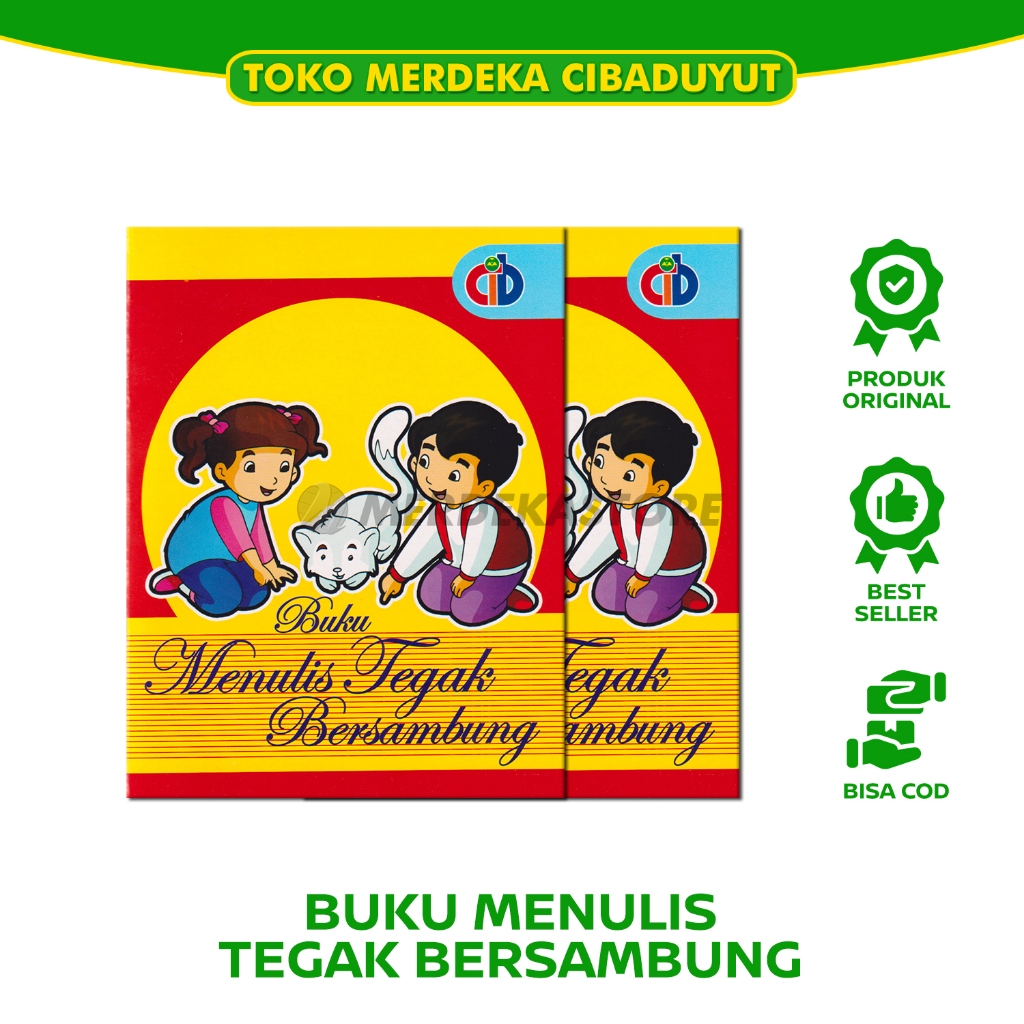 Jual Buku Tegak Bersambung | Buku Tulis Belajar Menulis Halus/Elok | 72 ...