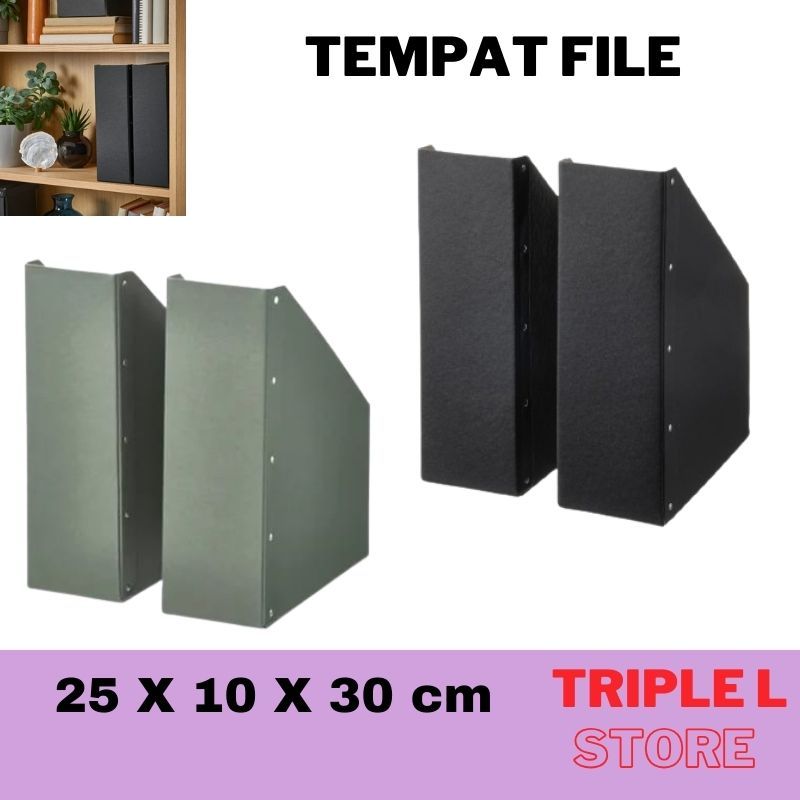 Jual Tempat File Dokumen Rak File Organizer Box File Majalah 2 Pcs ...
