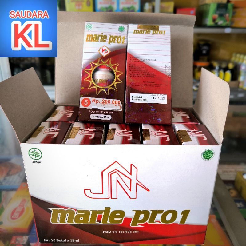 Jual MARIE PRO1 - Jamu Tetes isi 15ml | Shopee Indonesia