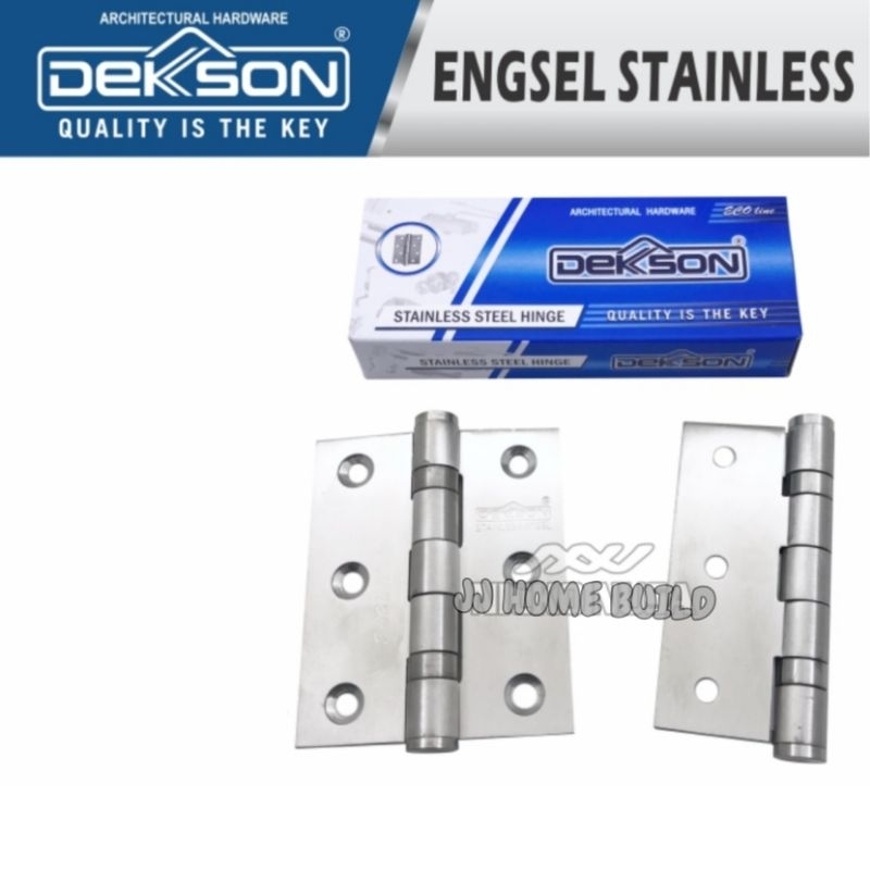 Jual Engsel Dekson 3"x2,5x2mmx2BB Stainless Ecoline/Engsel Jendela 3 ...
