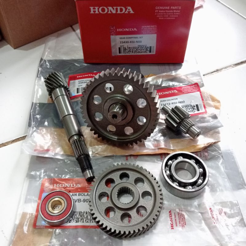 Jual GIGI RASIO SET HONDA BEAT DELUX BEAT SPOTY LED BEAT STREET LED ALL ...